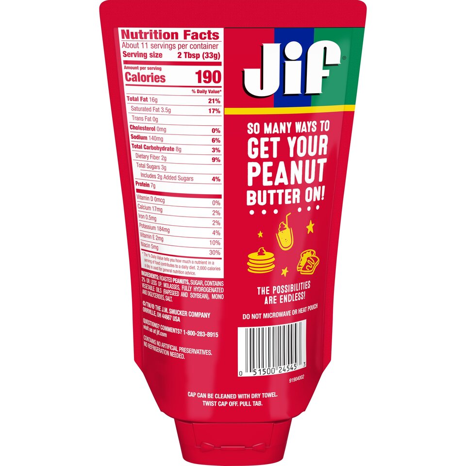 Squeeze Creamy Peanut Butter