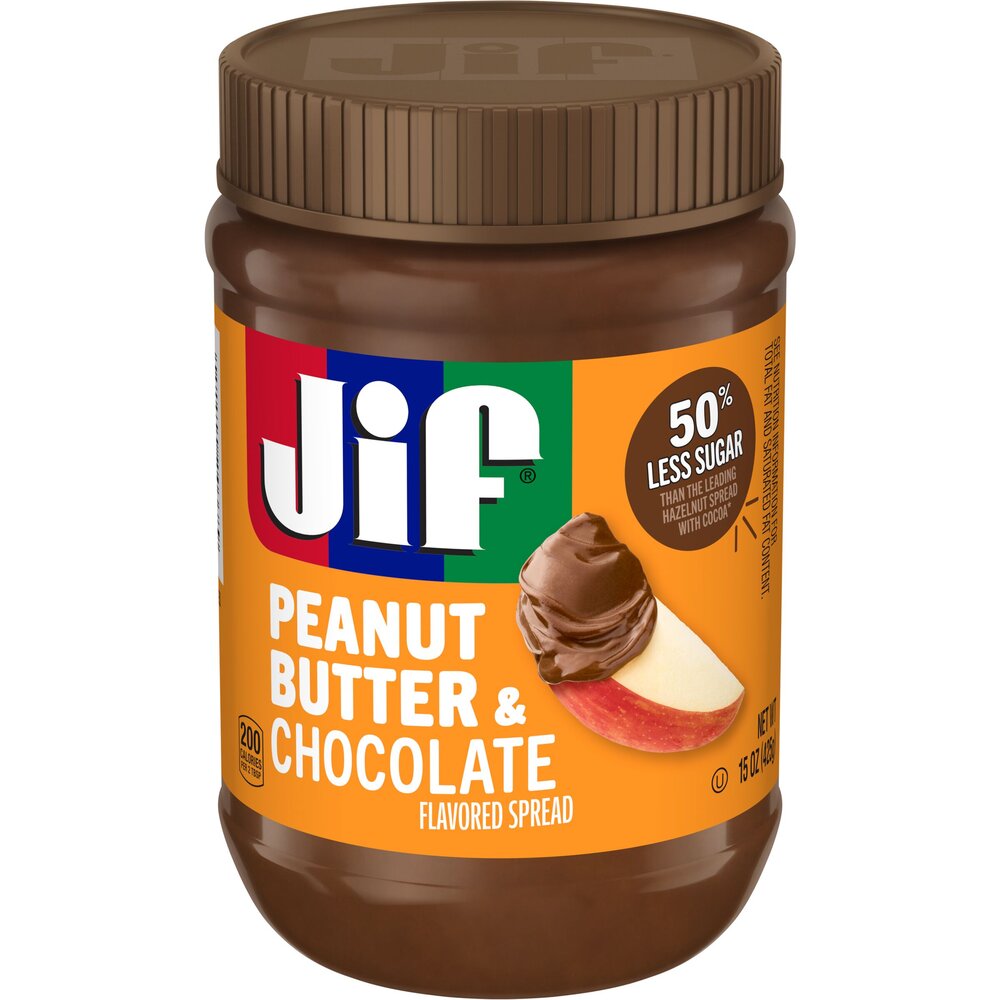 Jif® Peanut Butter & Chocolate Flavored Spread
