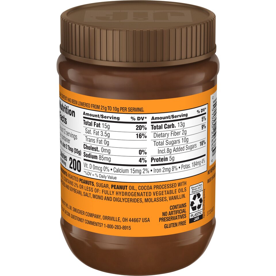 Jif® Peanut Butter & Chocolate Flavored Spread