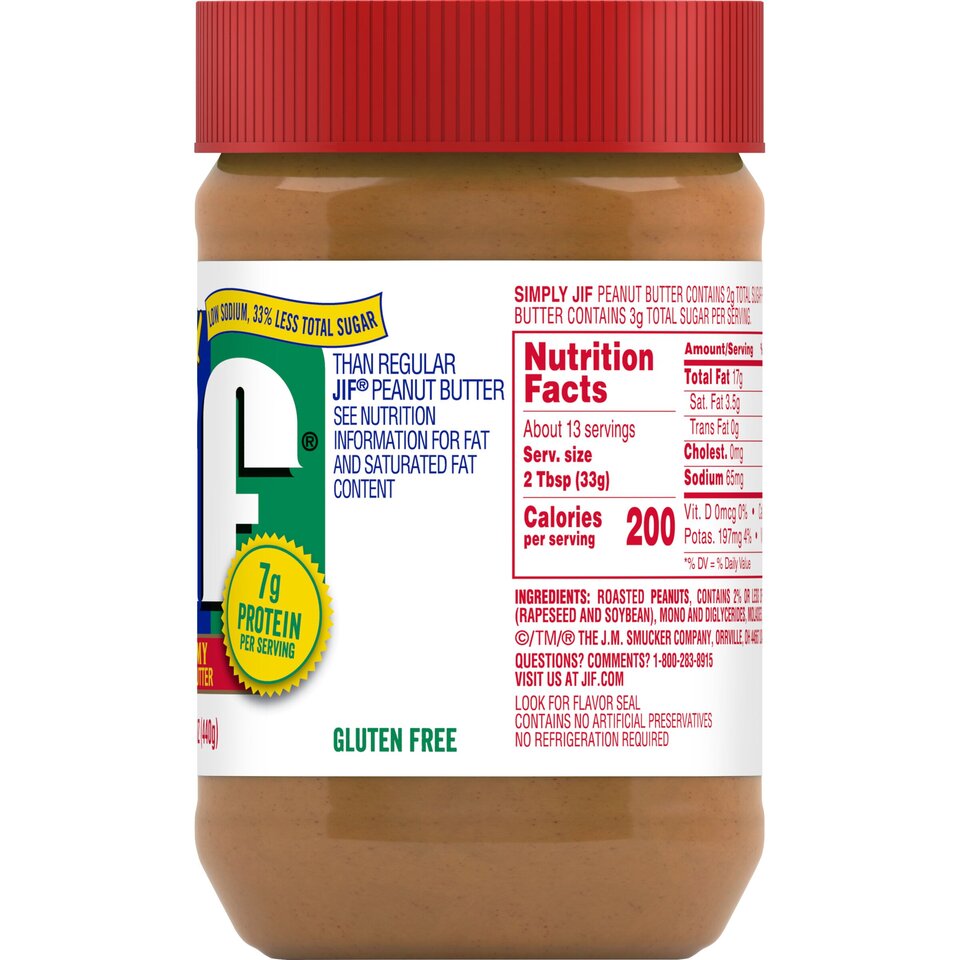 Simply Jif® Peanut Butter