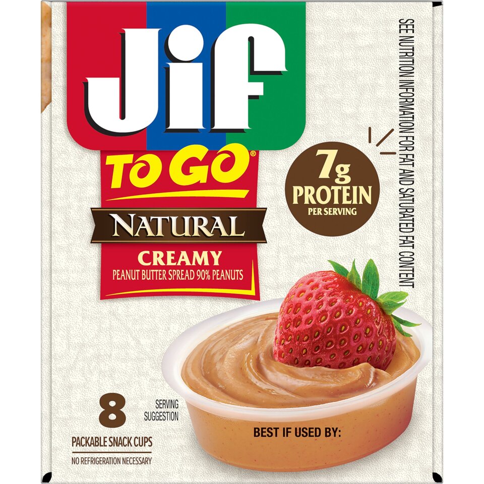 Jif To Go® Natural Creamy Peanut Butter Spread