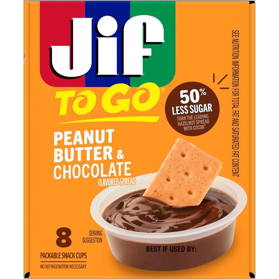 Jif To Go® Peanut Butter & Chocolate Flavored Spread